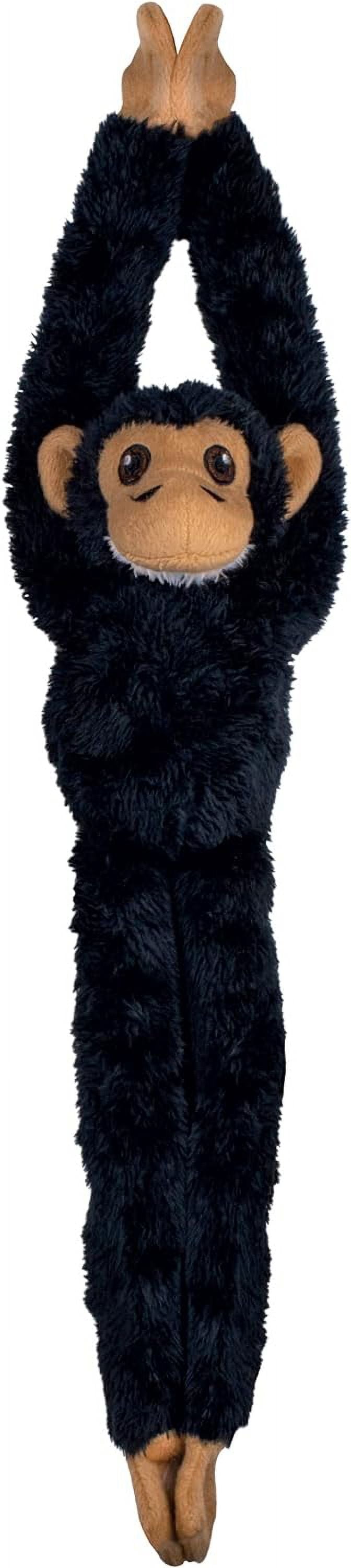 Ecobuddiez Tree Huggers - Chimp from Deluxebase. Small 55cm Hanging Soft Toy Made from Recycled ...