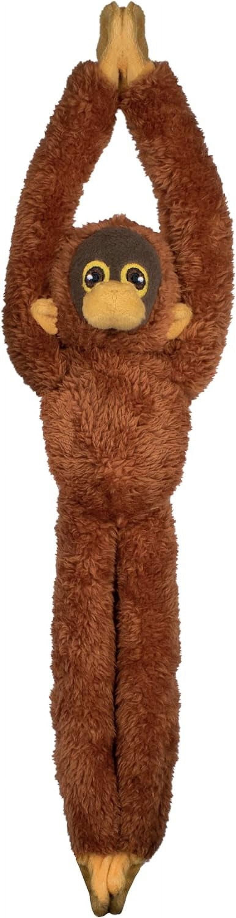 EcoBuddiez Tree Huggers Orangutan – 55cm Hanging Plush Toy Made from ...