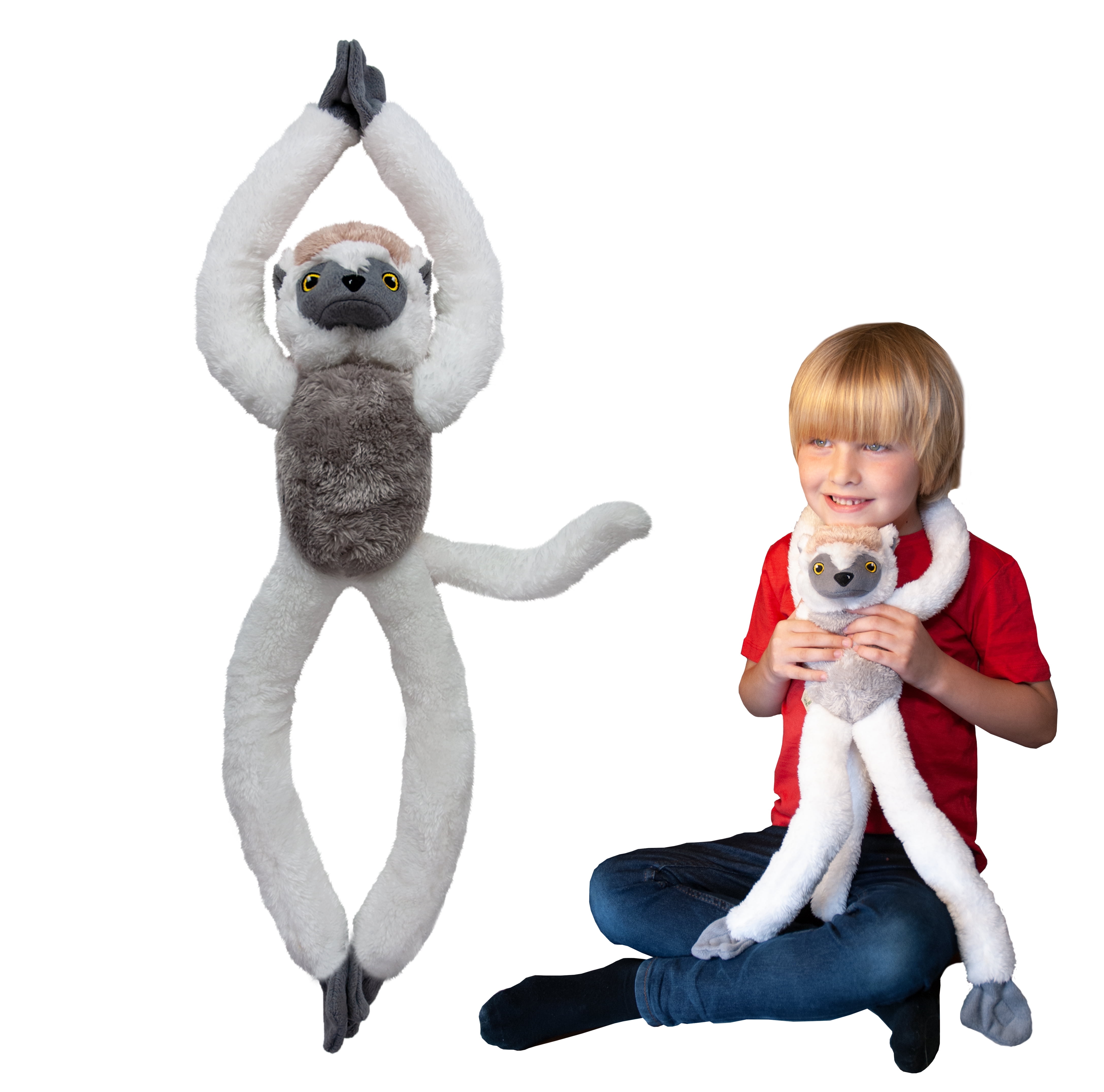 EcoBuddiez Tree Huggers - Sifaka from Deluxebase. 28 inch Hanging ...