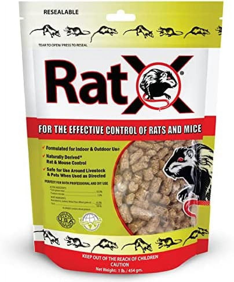 EcoClear Products 620101, RatX All-Natural Poison Free Humane Rat and ...
