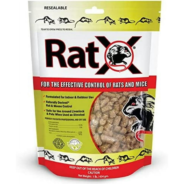 EcoClear Products 620101, RatX All-Natural Poison Free Humane Rat and ...
