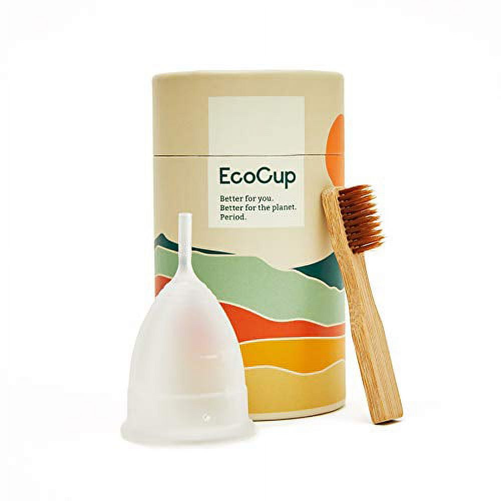 EcoCup Menstrual Cup - Soft Reusable Period Cup - Eco-Friendly - 12hr ...