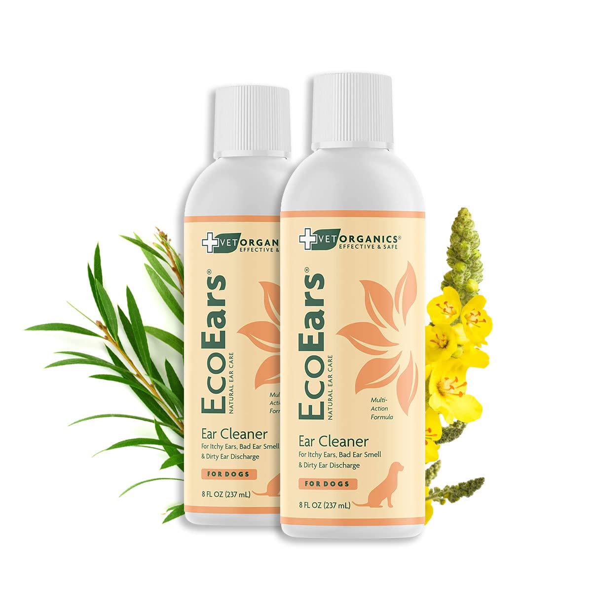 EcoEars Dog FEV6 Cleaner Solution-8 Oz. Natural Dog Multi-Action ...