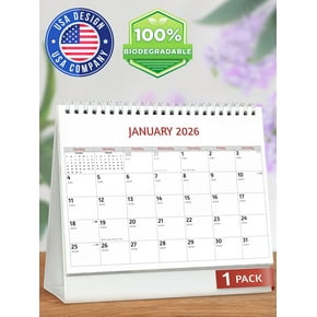 Small Desk Calendar
