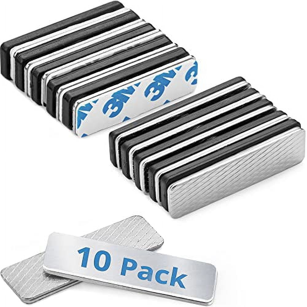 EcoEarth Name Tag Magnets .. (10 Badge Holder Magnets, .. 1.75 x 0.5 ...