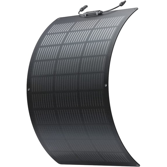 EF EcoFlow, 100W Flexible Solar Panel, IP68 Waterproof, Black - Walmart.com