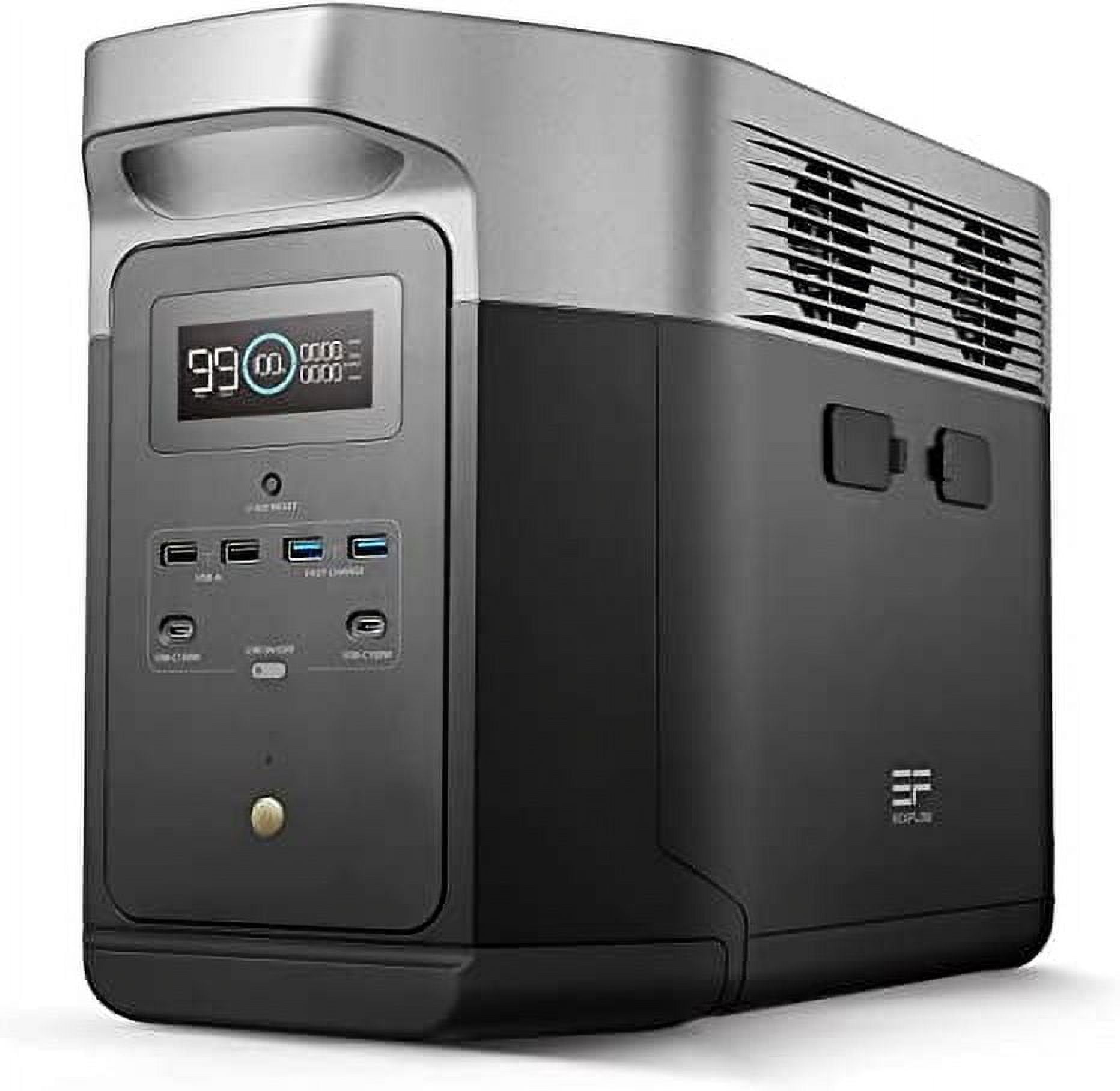 EF EcoFlow DELTA Max 2000 Portable Power Station 2016Wh Capacity,Solar ...