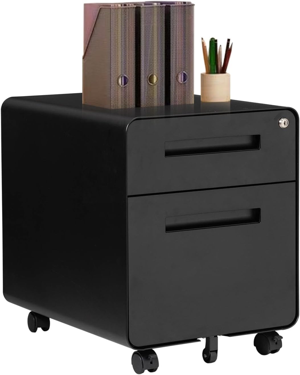 EcoHarbor 2 Drawer File Cabinet with Lock, Metal Filing Cabinets for ...