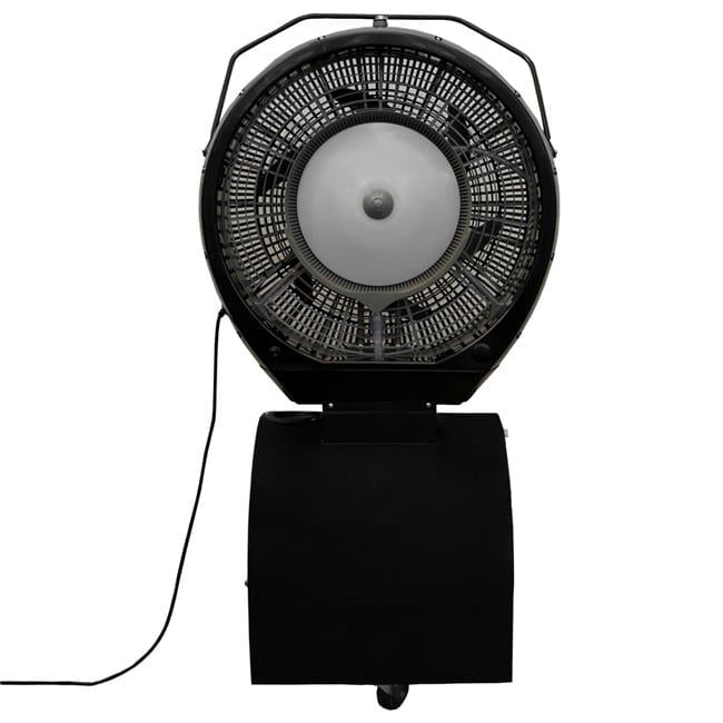 EcoJet 040403 18 gal Hurricane Reservoir Misting Fan, Black - Cools up ...