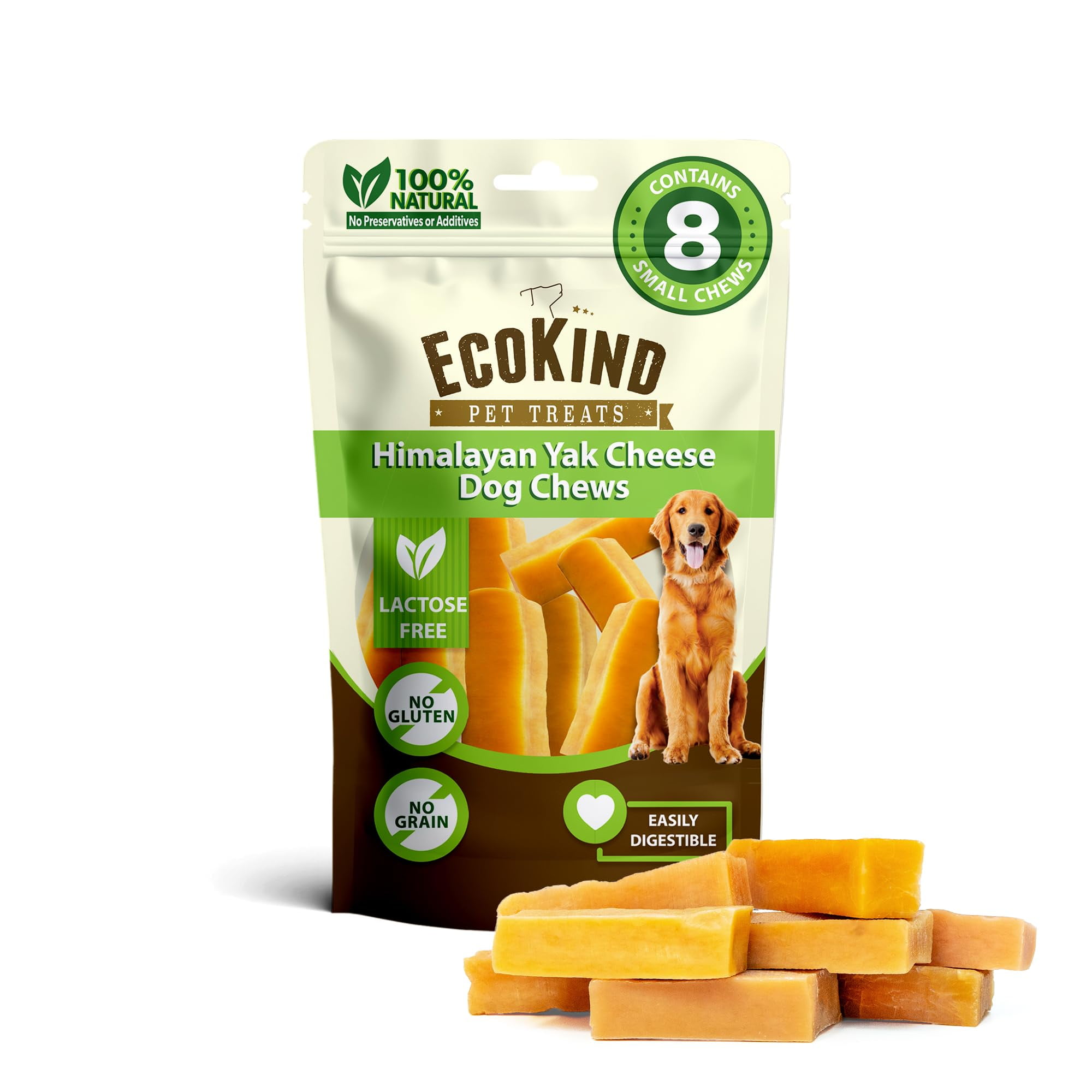 EcoKind Himalayan Yak Cheese AIF4 Dog Chew, All Natural Premium Dog ...