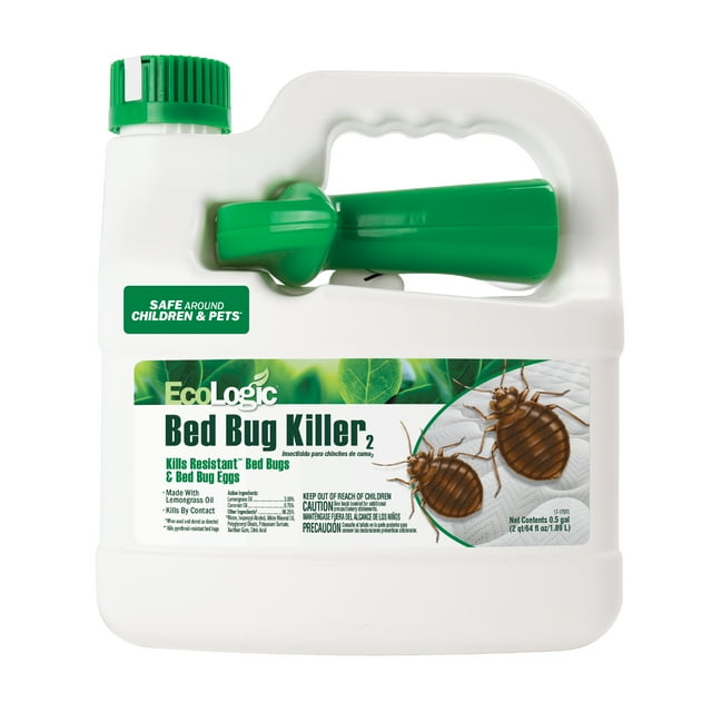 EcoLogic 64oz Bed Bug Killer, Ready-To-Use Spray, Kills Resistant Bugs ...