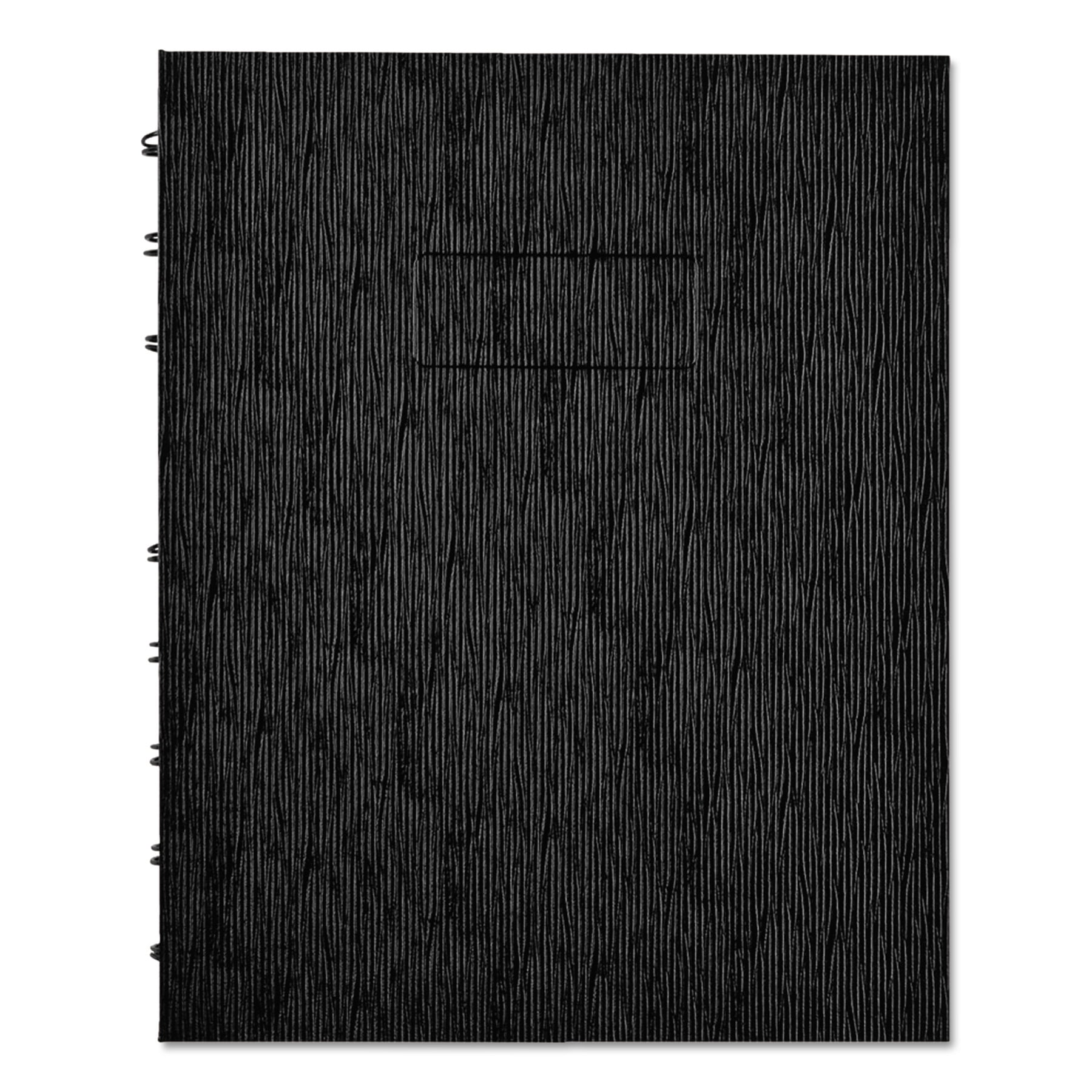 EcoLogix NotePro Notebook Medium/College Rule, Black Cover, 9.25 x 7.25 ...