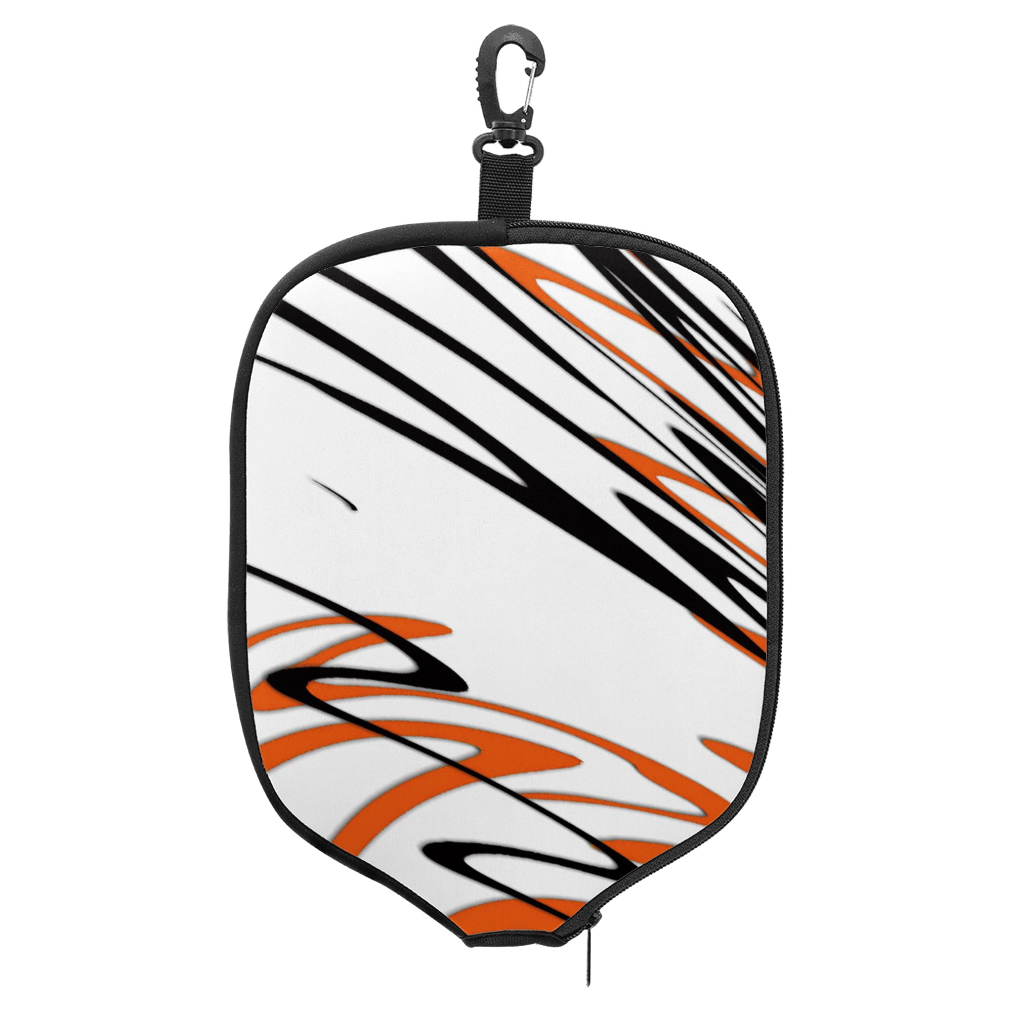 EcoLoom Bengal Colors Squiggly Orange And Black Lines Pickleball Paddle ...