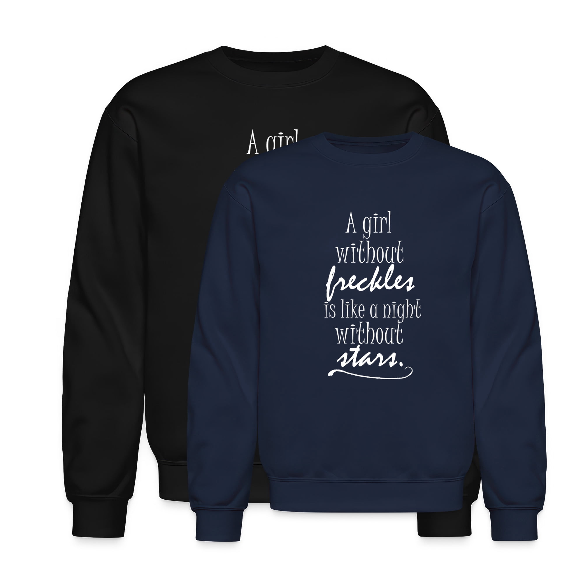 EcoLoom Girl Without Freckles Night Without Stars Quote Midweight ...