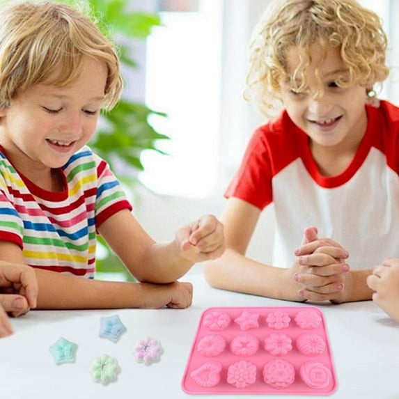 EcoNest 12 Cavity Silicone Flower Perfect For Jelly Soap And Desserts ...