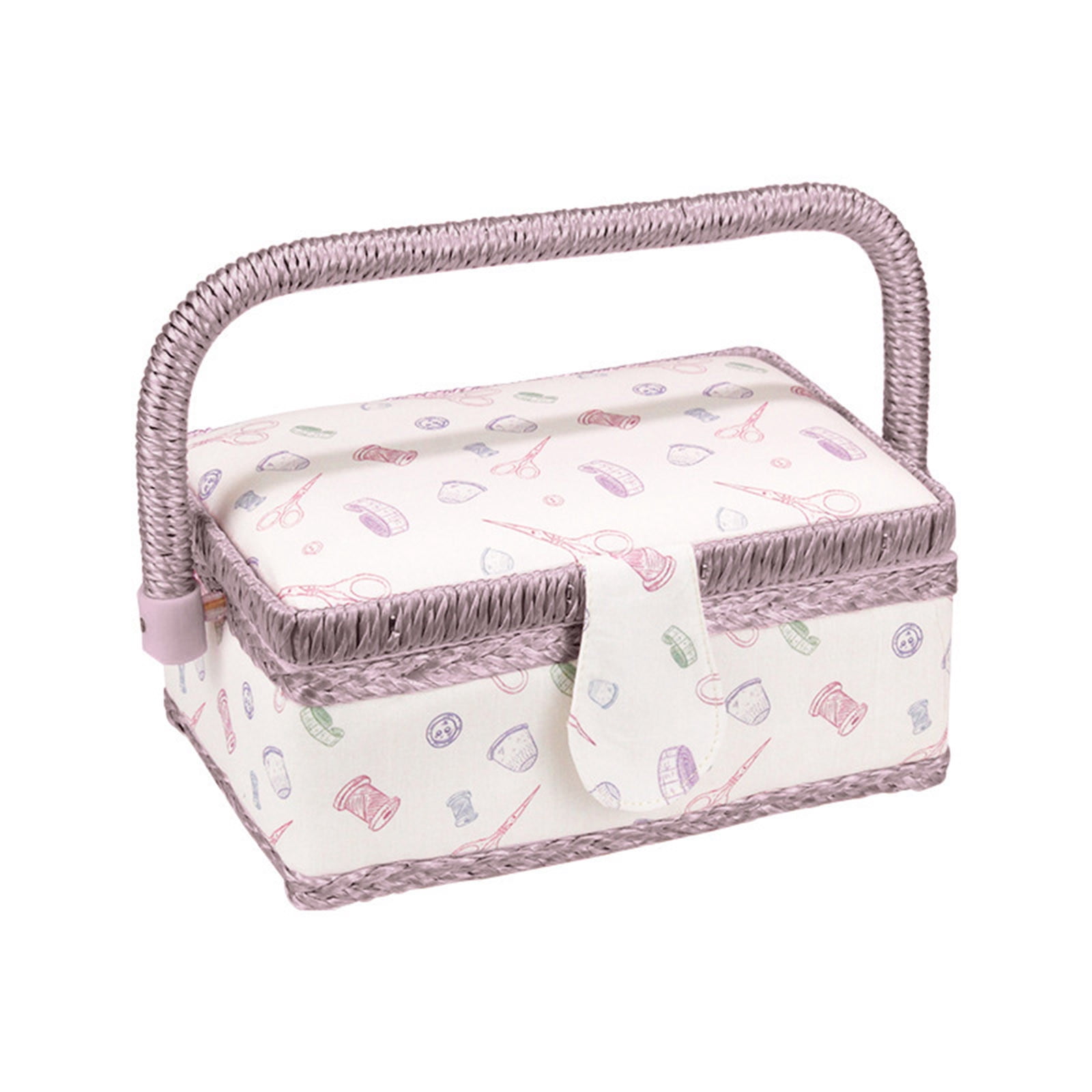 EcoNest 1pc Sewing Package Wooden Beginner Sew Removable Tray ...