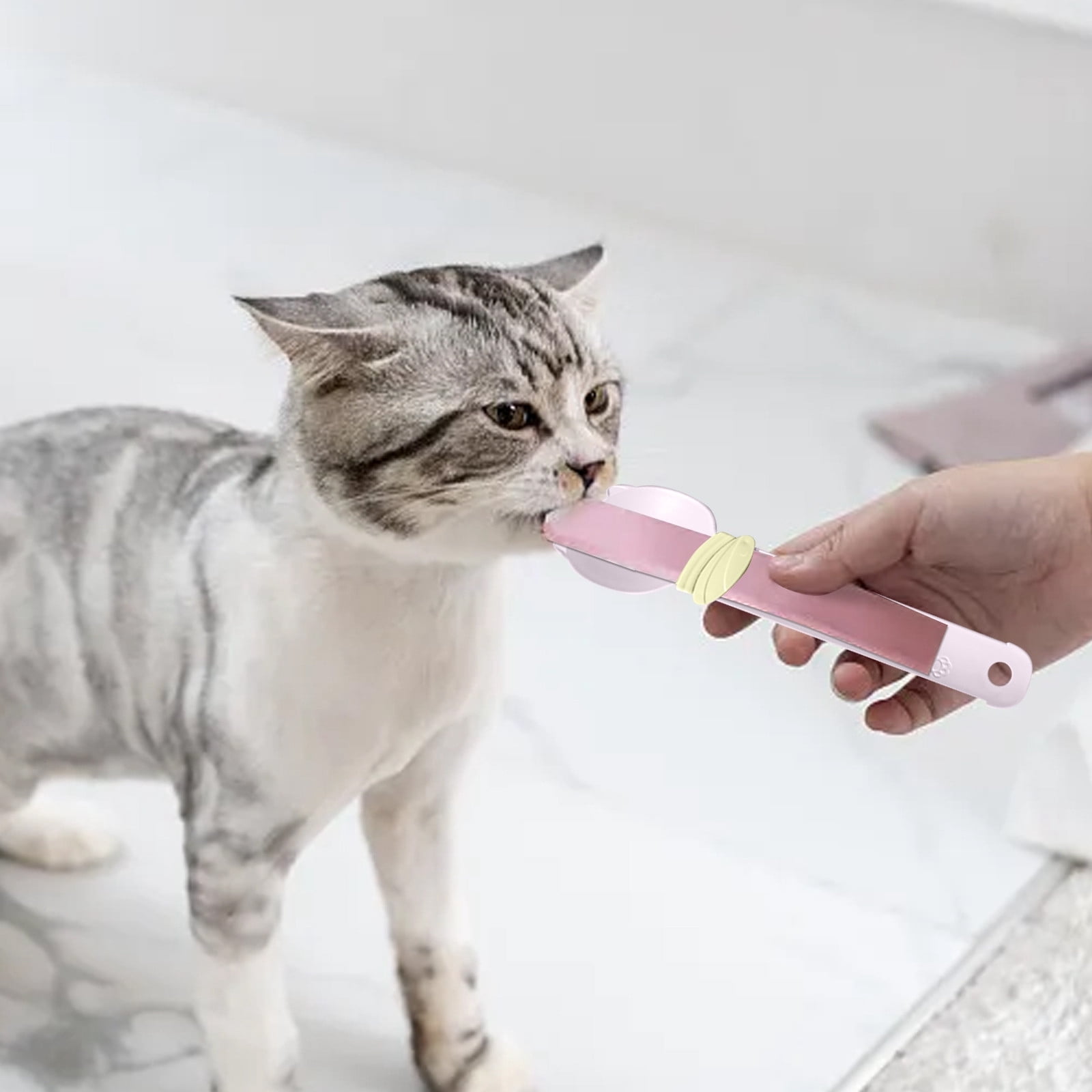 EcoNest 2 In 1 Pet Cat Strip Snack Feeder 2025 Upgrade Cat Dispenser ...