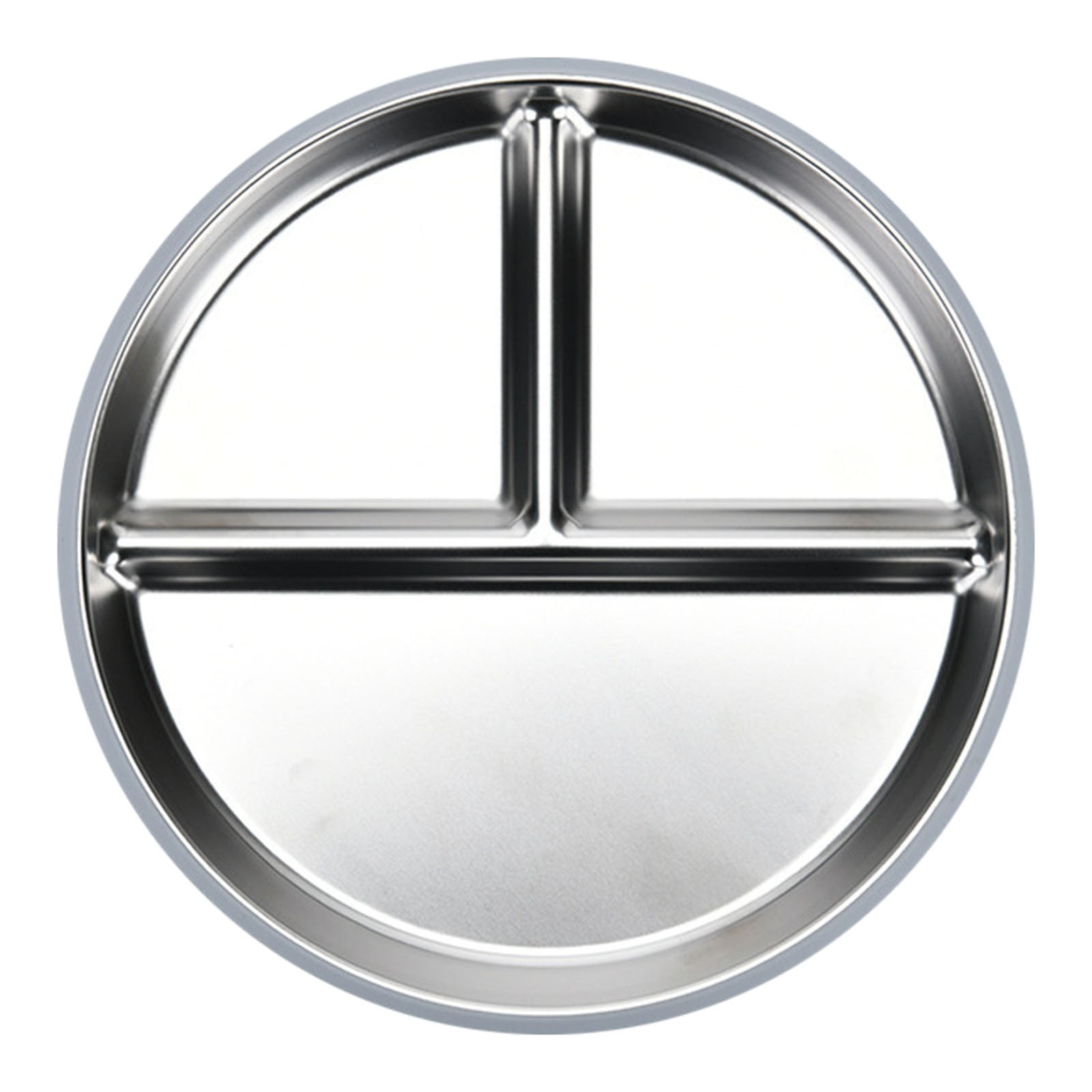 EcoNest 304 Stainless Steel Baby Plate With Suction Base & Removable ...