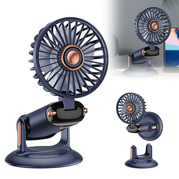 EcoNest 360 ° Rotating Folding Handheld Fan 5 Speed Adjustable Powerful ...
