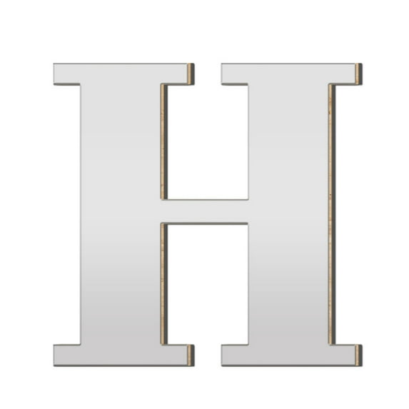 EcoNest 3D Acrylic Large Letter Wall Stickers With Self Home Decoration ...