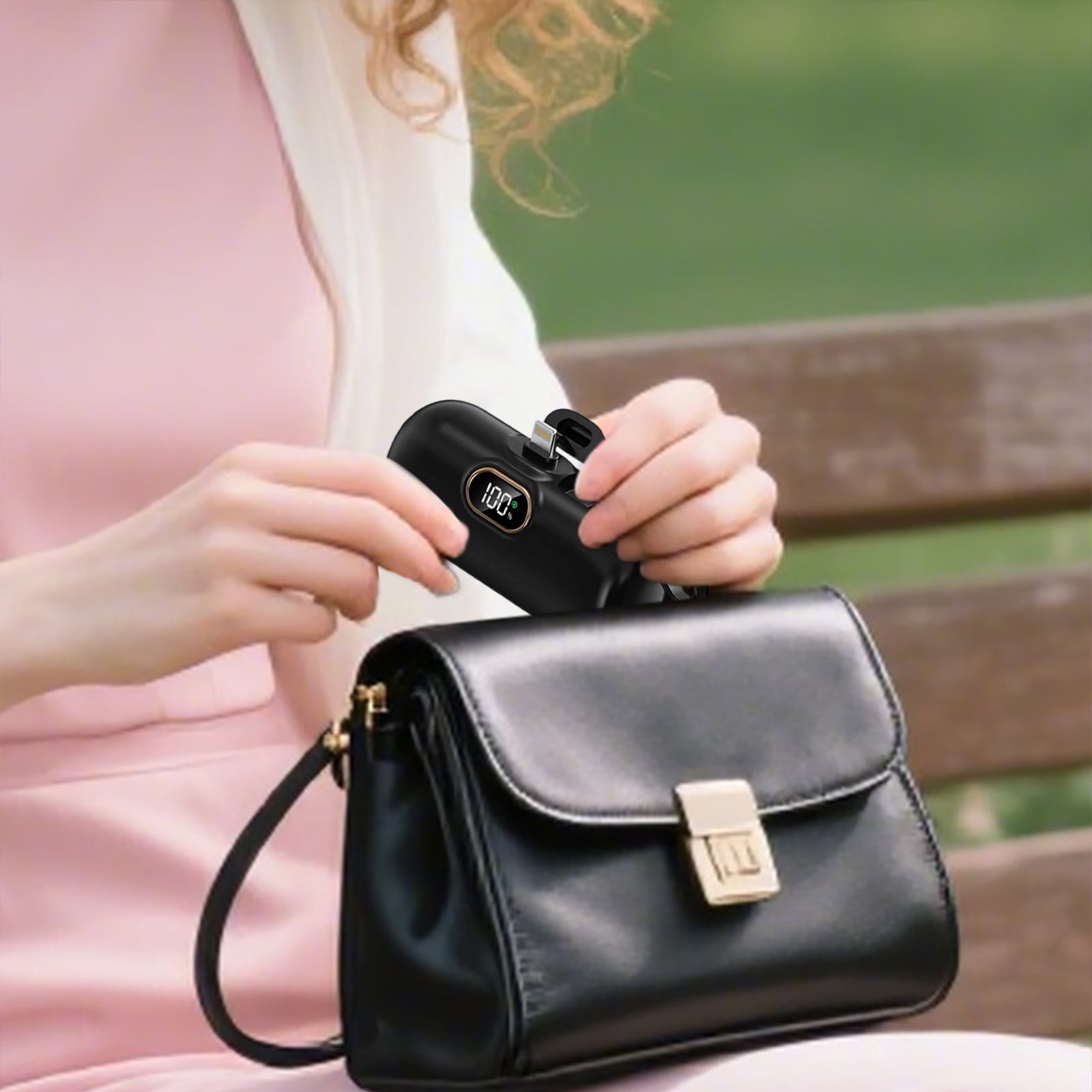 EcoNest 5000mah Mini Portable Charger & USB C Double Directional Fast ...