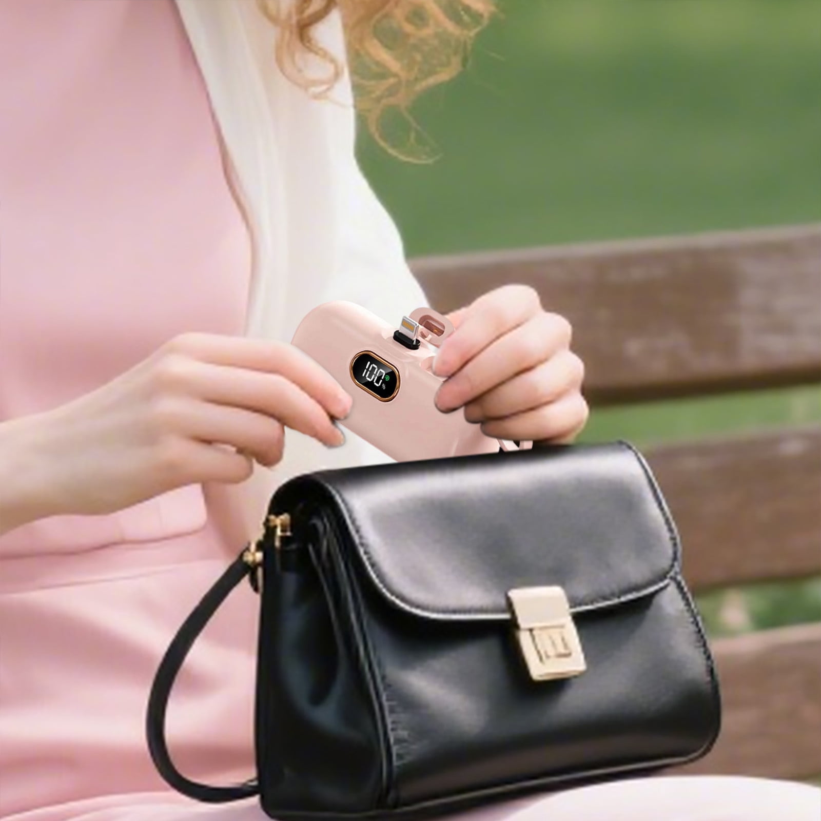 EcoNest 5000mah Mini Portable Charger & USB C Double Directional Fast ...