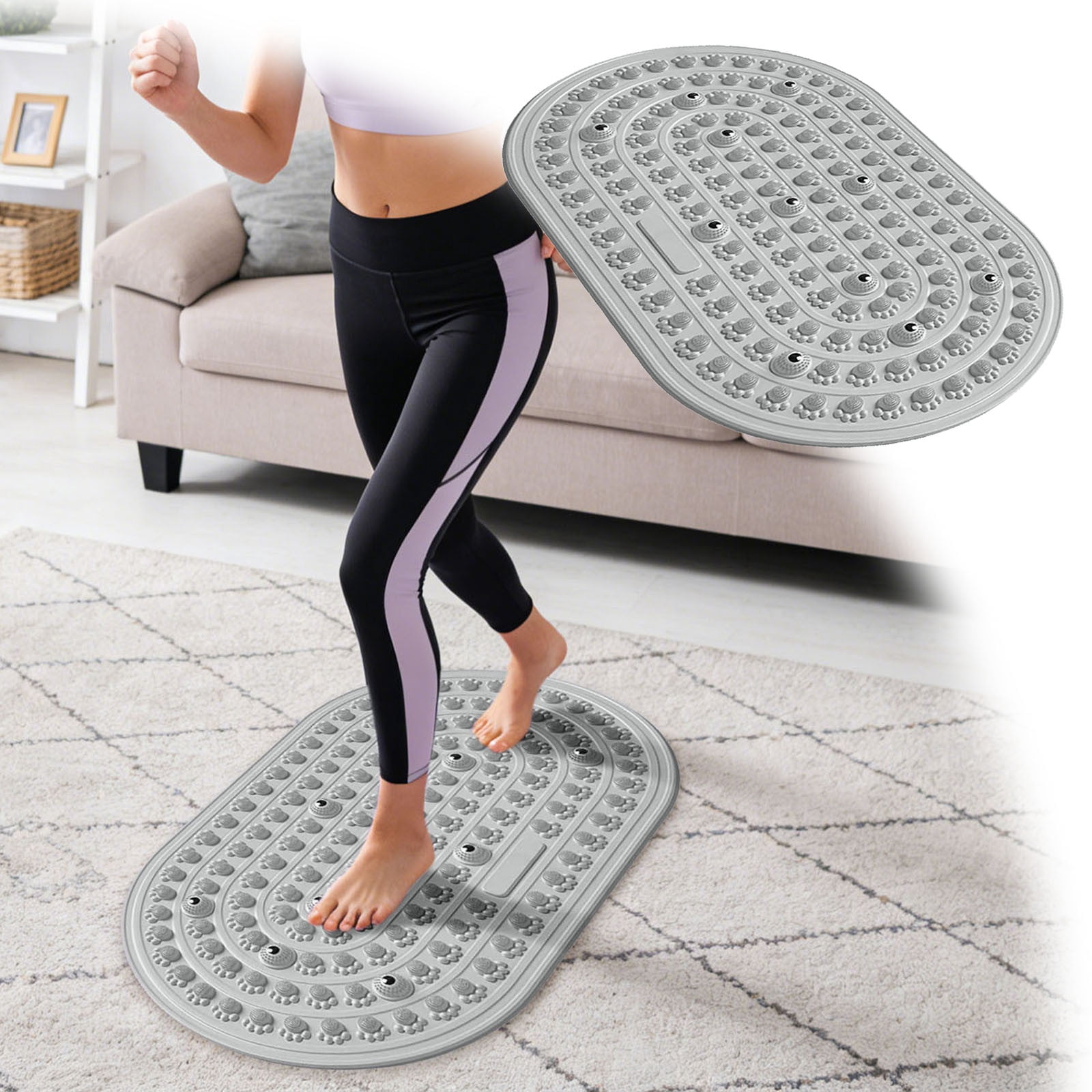 EcoNest Acupressure Massage Mat TPR Mat With 7 Magnets Acupoint ...