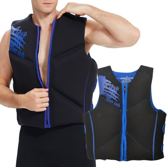 EcoNest Adult Thickened Life Jacket Ski Large Buoyancy Large Size ...