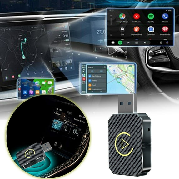 EcoNest Automatic Wireless Adapter And CarPlay Wireless Adapter Wired ...