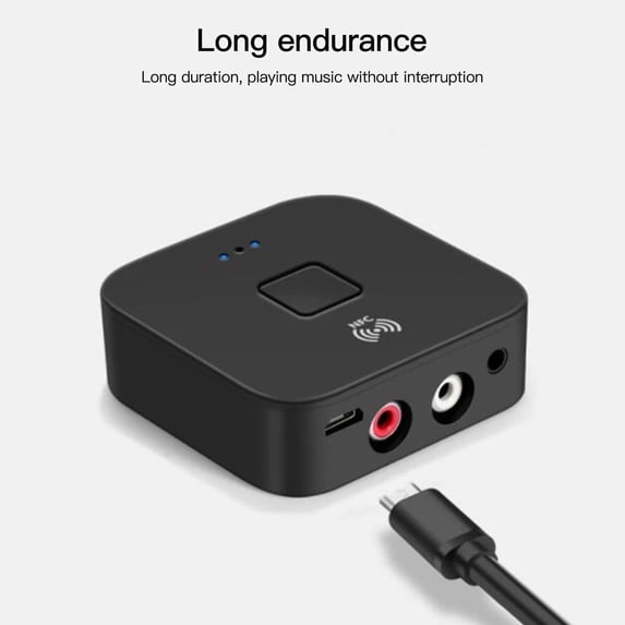 EcoNest Blue Tooth Receiver For Home Stereo 3.5mm AUX Wireless Audio ...