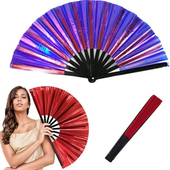 EcoNest Boots On The Ground Hand Fan Foldable Country Line Dance Fan ...