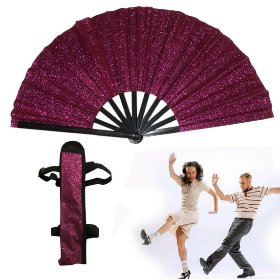 EcoNest Boots On The Ground Hand Fan Foldable Country Line Dance Fan ...