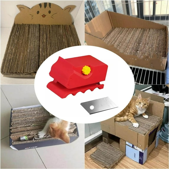 EcoNest Cardboard Cutter For Cat Scratchers DIY Cardboard Cutting Tool ...