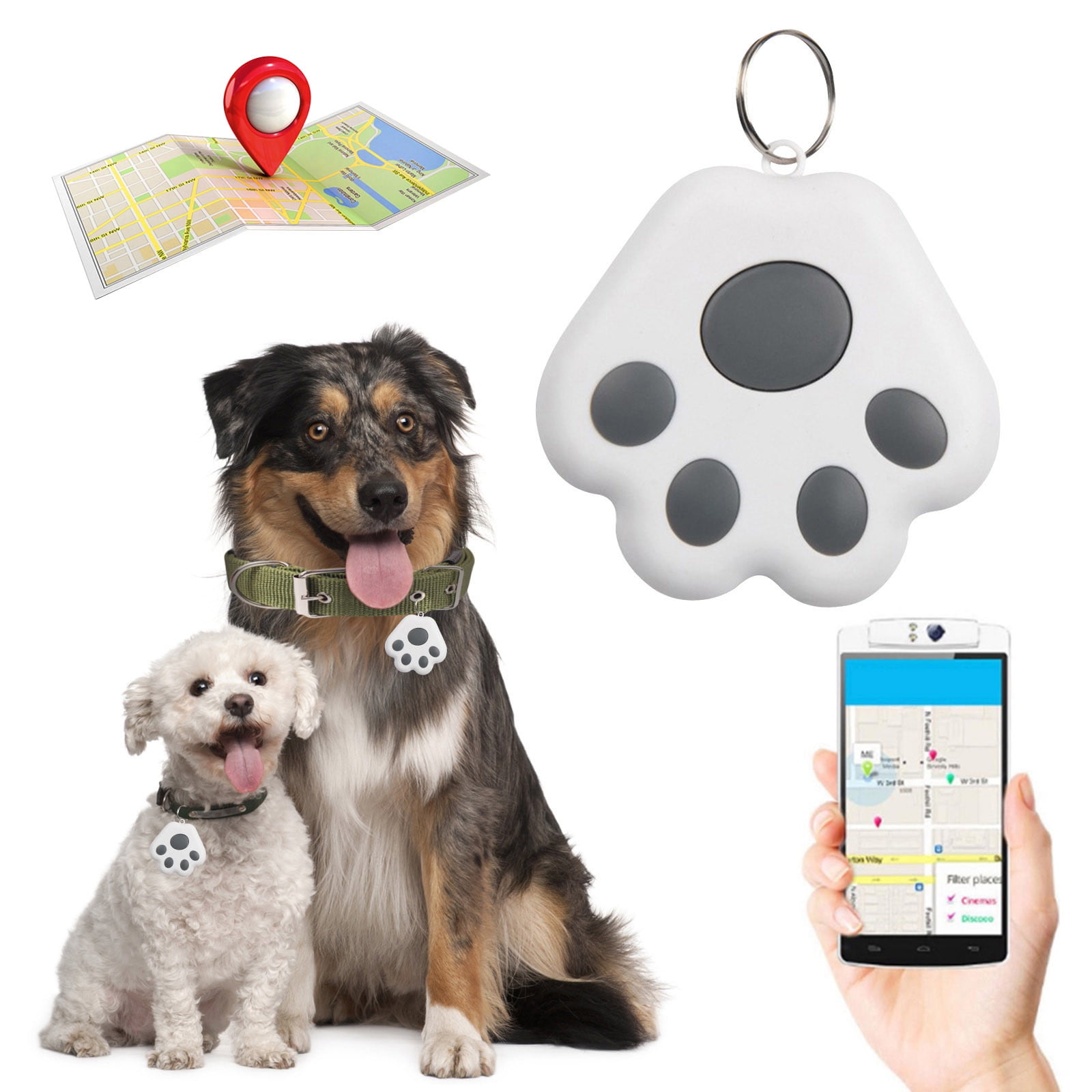 EcoNest Cat Dog Mini Tracking Prevention Smart Anti-Loss Device Tool ...