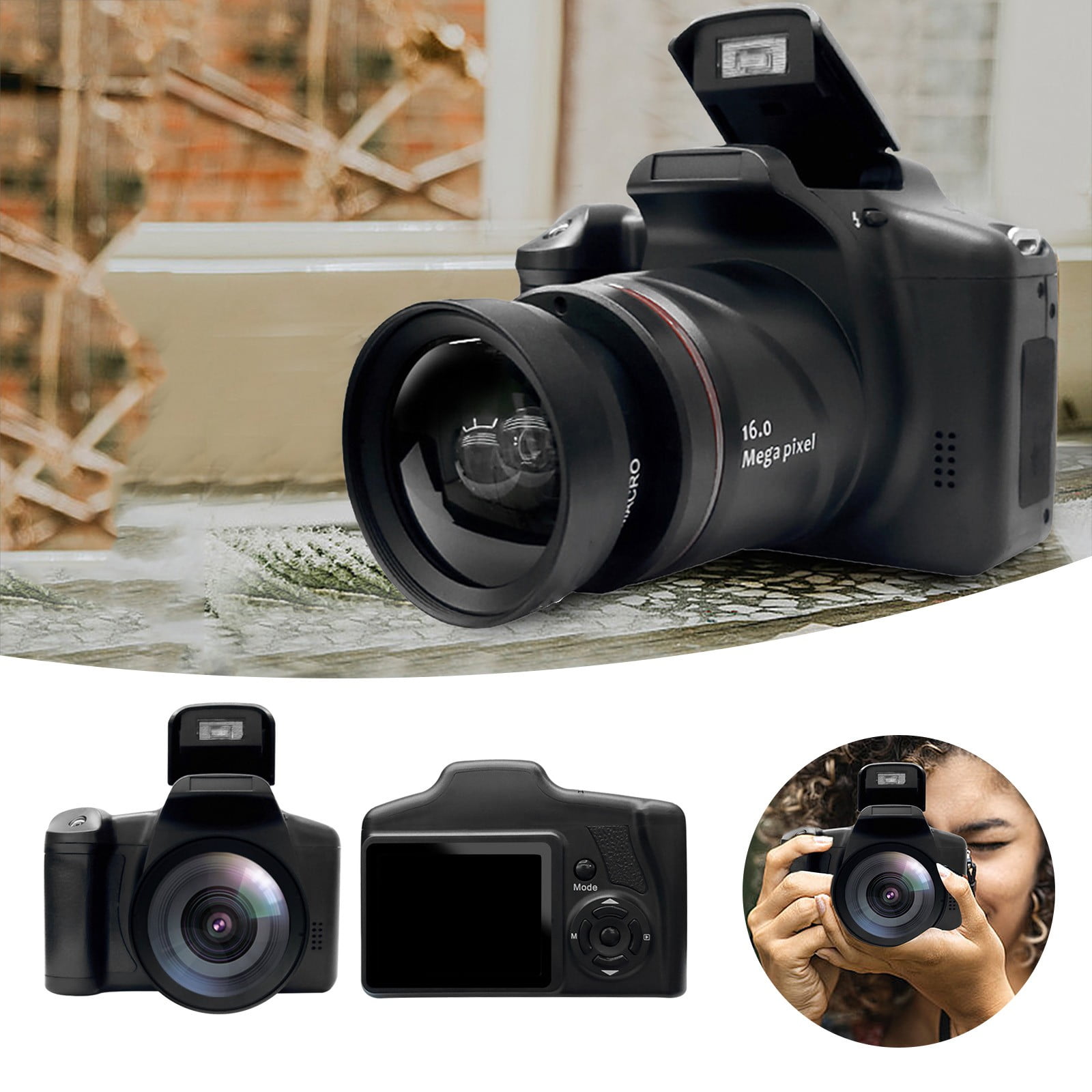 EcoNest Clearnance Digital Camera 16MP 2.4 Inch LCD Screen 16X Digital ...