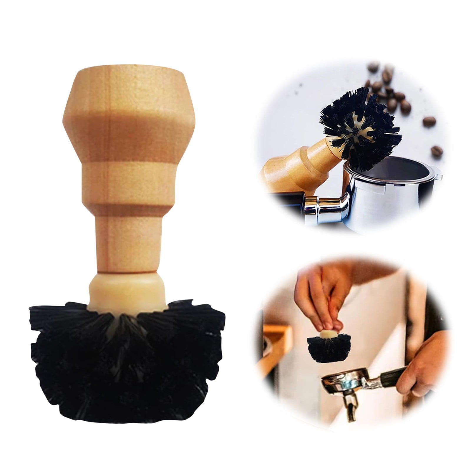 EcoNest Coffee Grounds Cleaning Brush Tool For Machine & Portafilter ...