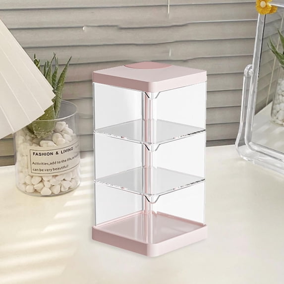 EcoNest Creative Desktop Rotating Storage Box Stationery Jewelry ...