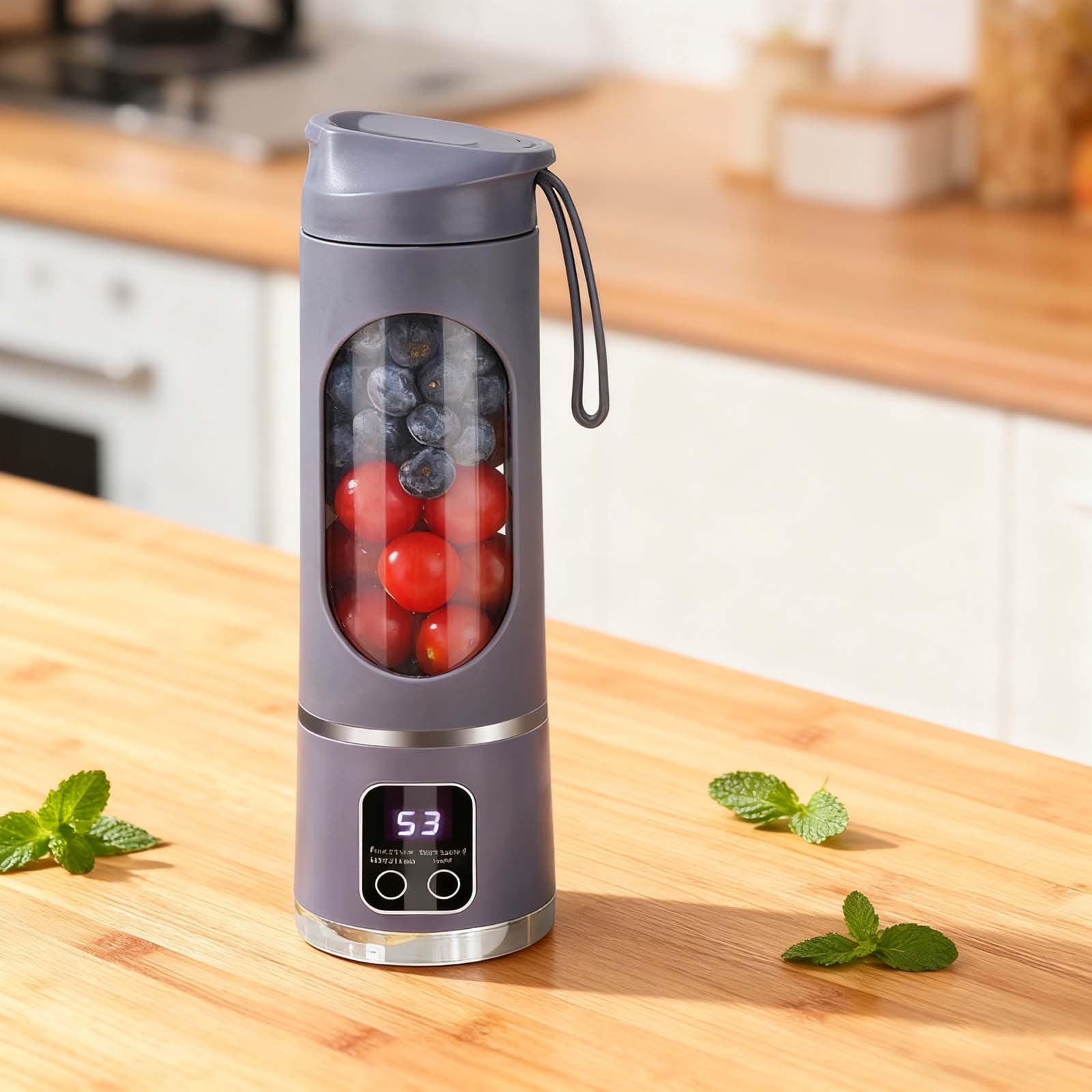 EcoNest Digital Multimode Juicer 450ml Portable Digital Display Juicer ...