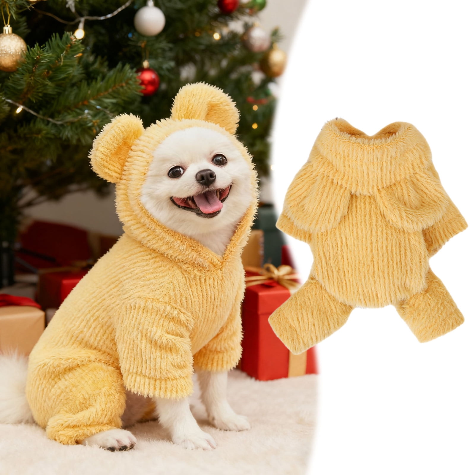 EcoNest Dog Sweater Winter Dog Clothes For Small Dogs Warm Puppy ...