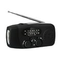 EcoNest Emergency Solar Hand Crank Dynamo AM/FM/WB Weather Radio LED ...