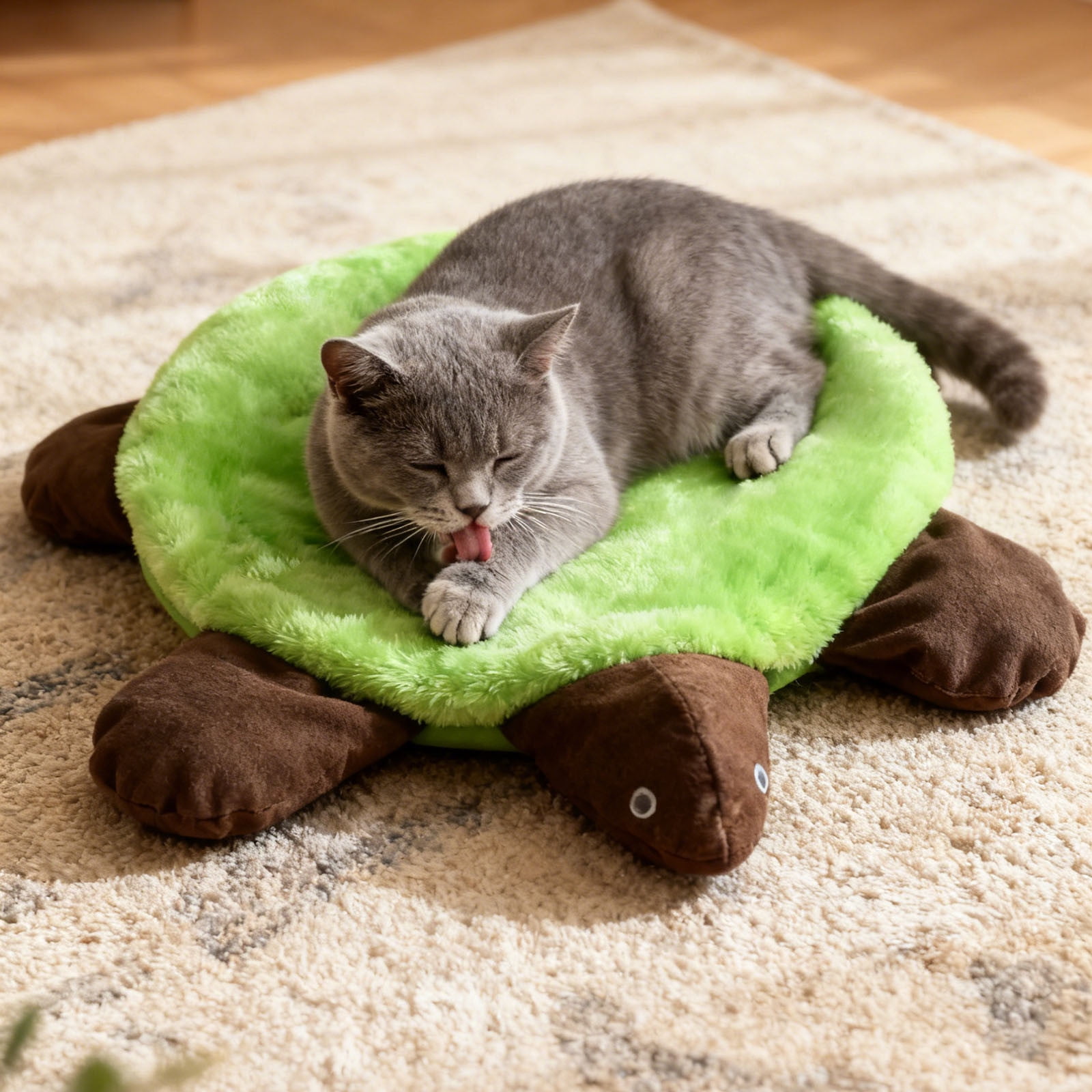 EcoNest Floor Turtle Mop – Cute Double Turtle Shaped Floor Cleaning Pad ...
