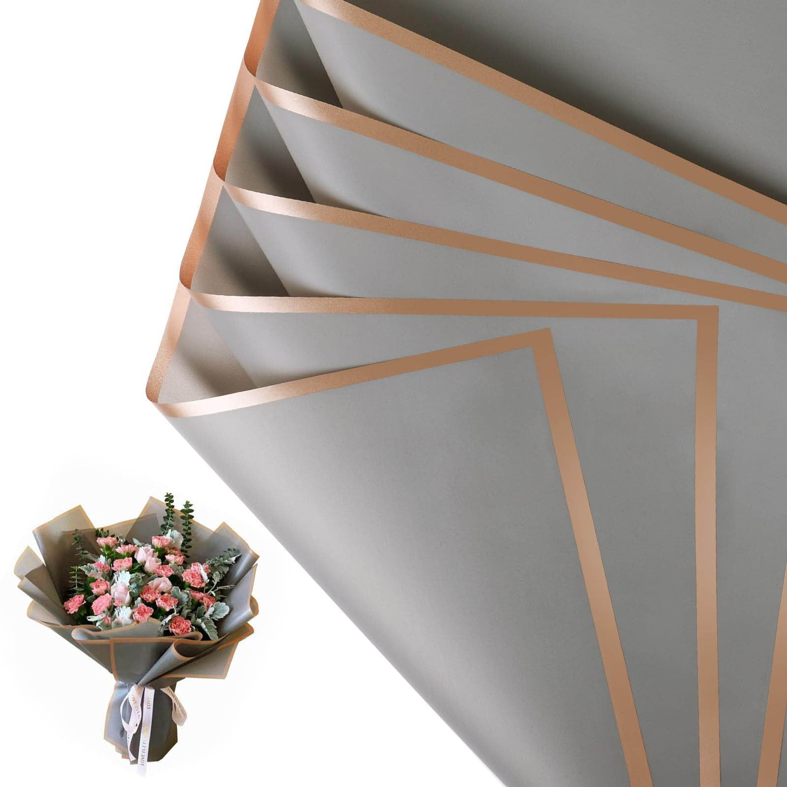 EcoNest Floral Bouquet Wrapping Paper Sheets For Presentation And ...