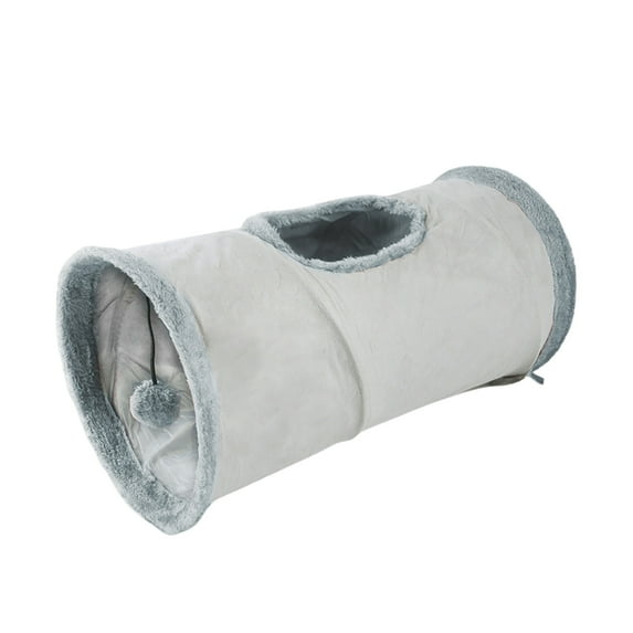 EcoNest Foldable Suede Cat Tunnel Suitable For Indoor Portable Cat Play ...
