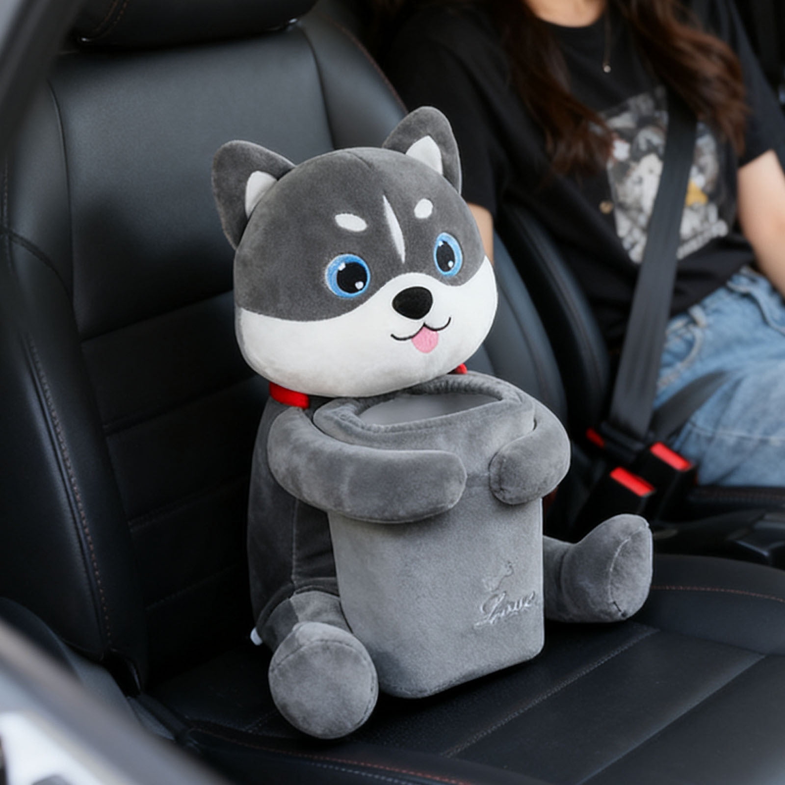 EcoNest Function Trash Can And Tissue Holder Vehicle Interior Organizer ...