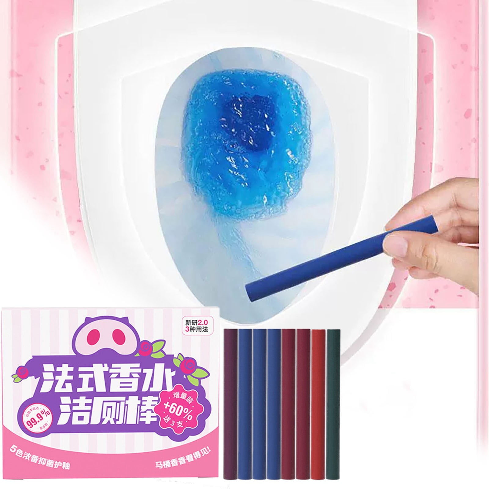 EcoNest Functional Toilet Cleaning Sticks Automatic Long Easy To Use ...