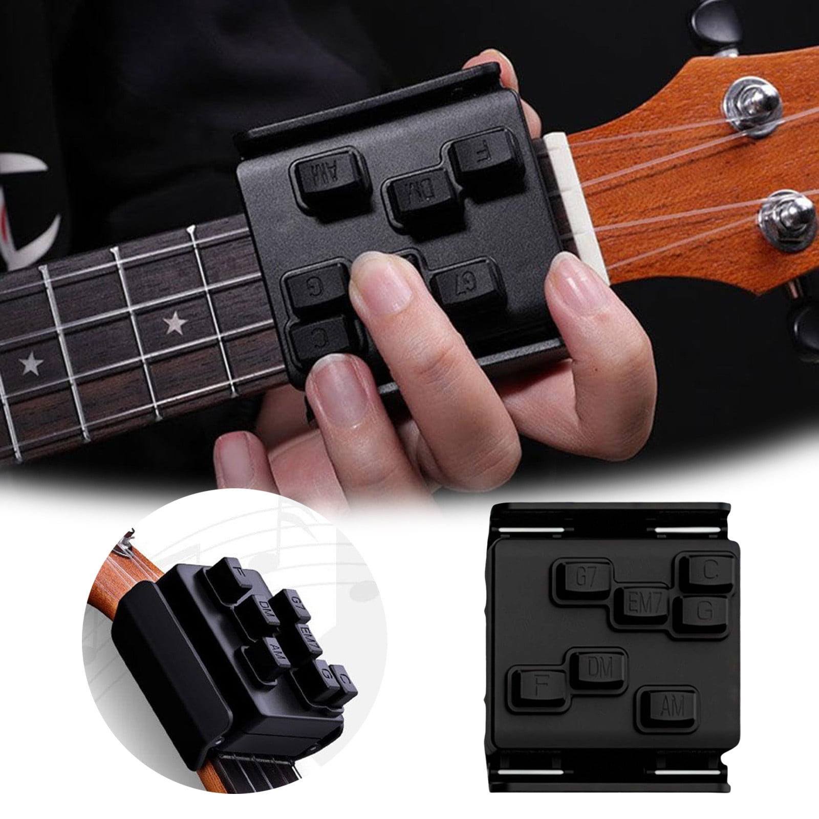 EcoNest Guitar Chord Trainer Ukulele Aid Easy Kit Chord Assisted ...