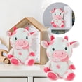EcoNest Huggable And White Cow For Kids – Soft Cuddly Farm Animal ...