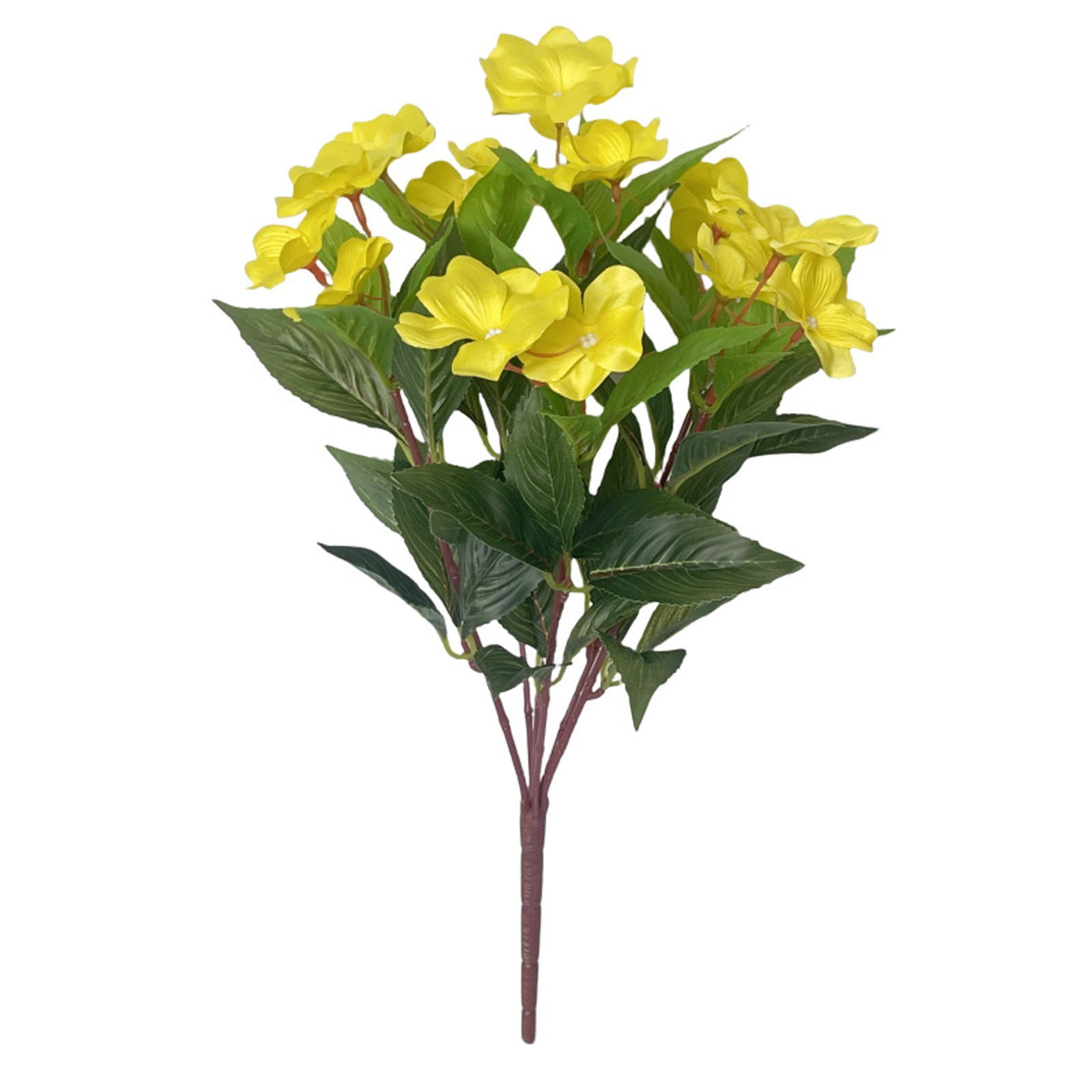 EcoNest Impatiens For Home Realistic Faux Floral Arrangement For Indoor ...