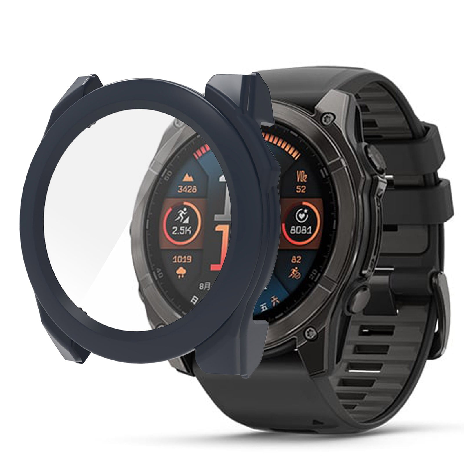 EcoNest Integrated Protective Compatible With Smartwatch PC + Tempered Glass Cover With Screen ...