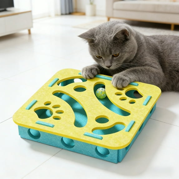 EcoNest Interactive Cat Enrichment Maze With And For Indoor - Walmart.com